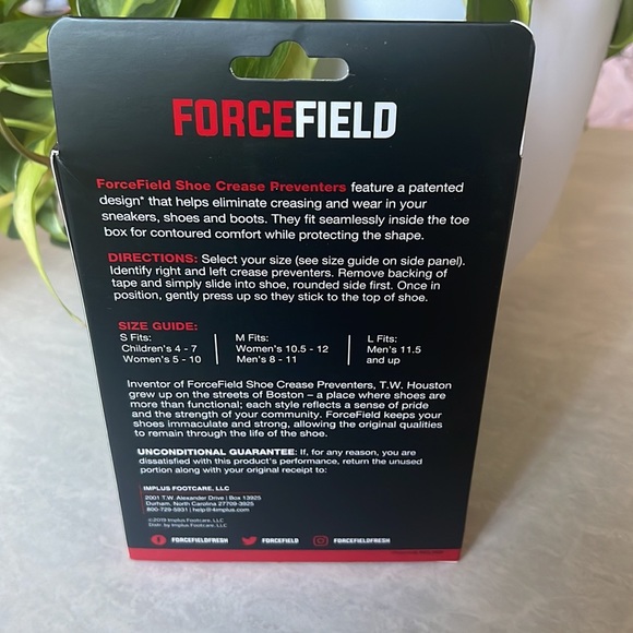 Shoes | Nwt Force Field Shoe Crease Preventer | Poshmark